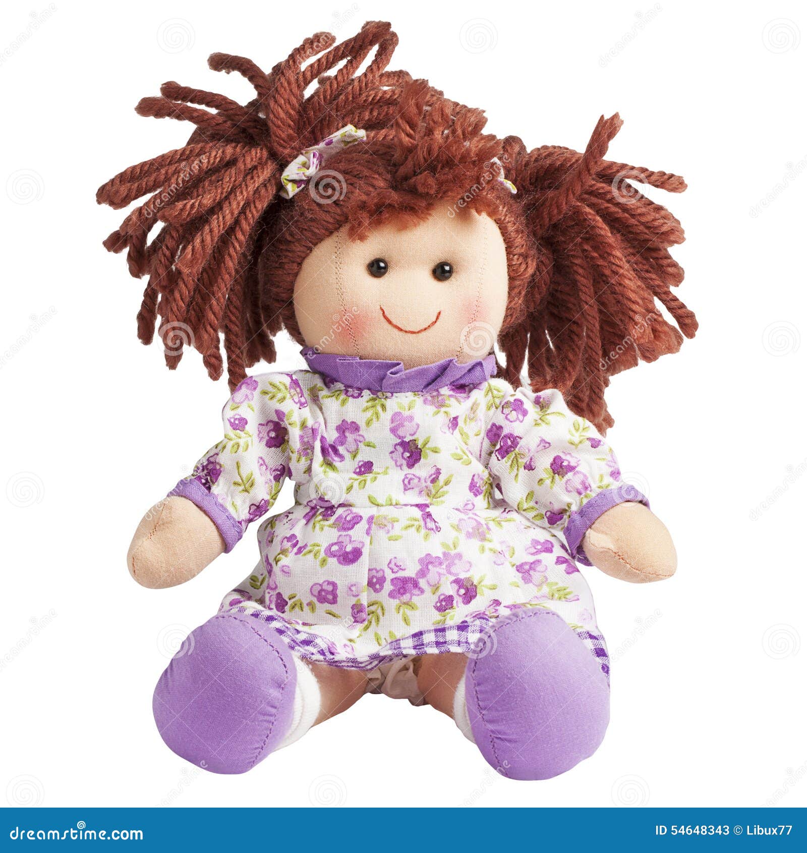 Tela Sit Isolated Da Boneca De Pano Imagem de Stock - Imagem de cute ...