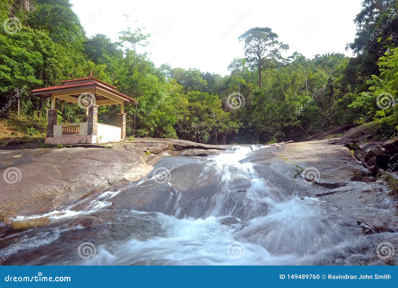 Telaga Tujuh Waterfalls in Langkawi Editorial Image - Image of seven ...