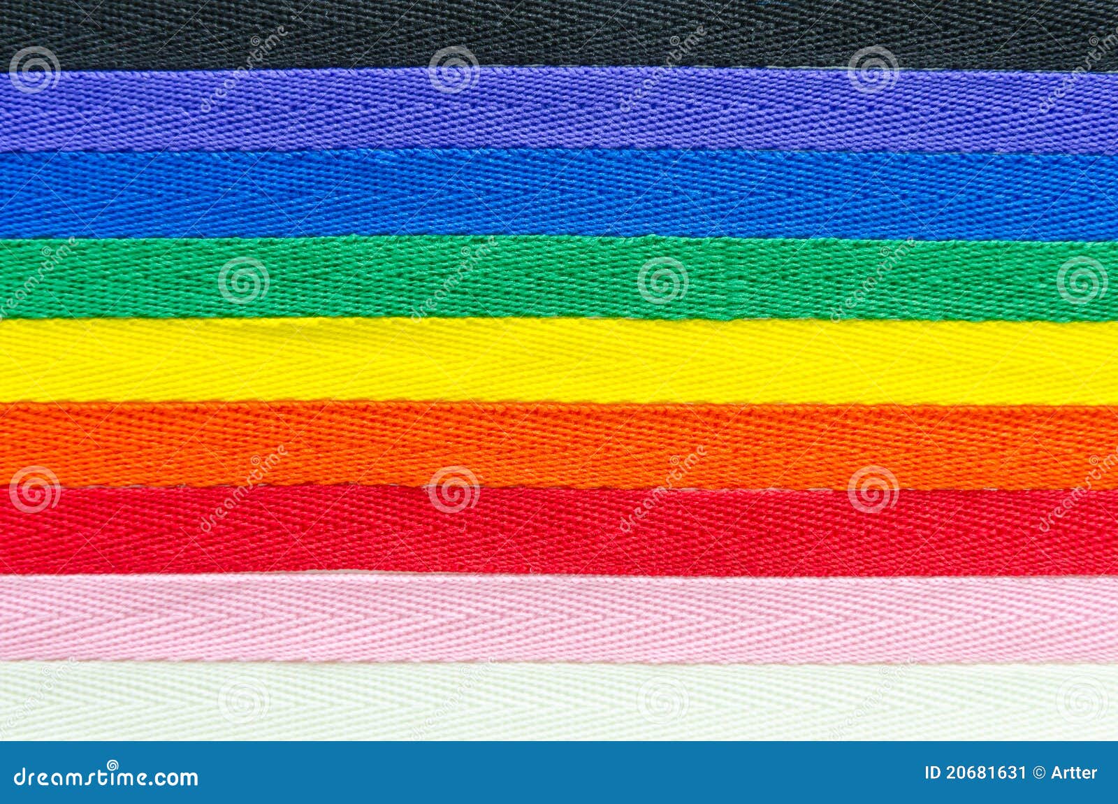 Telas coloridas imagen de archivo. Imagen de anaranjado - 20681631