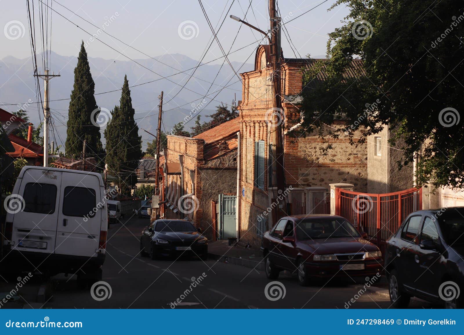 Telavi City Streets in Georgia Editorial Stock Image - Image of ...