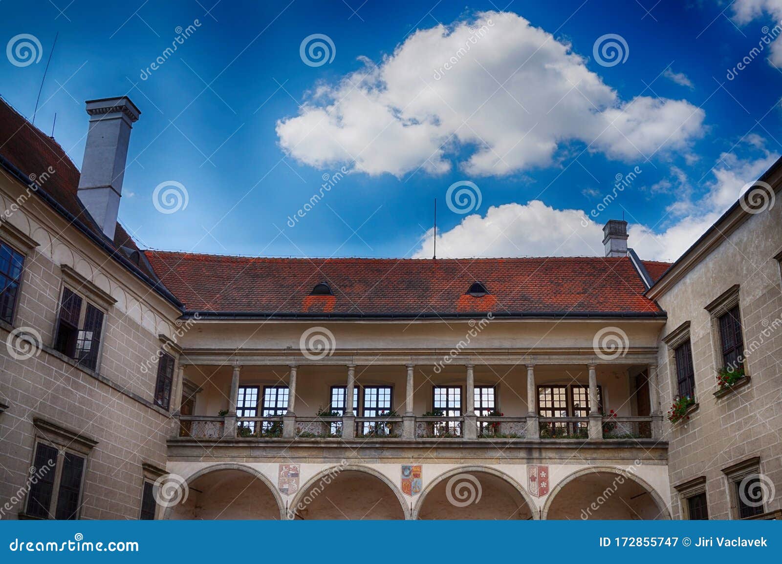 Telc Castle in the Czech Republic Editorial Photography - Image of ...