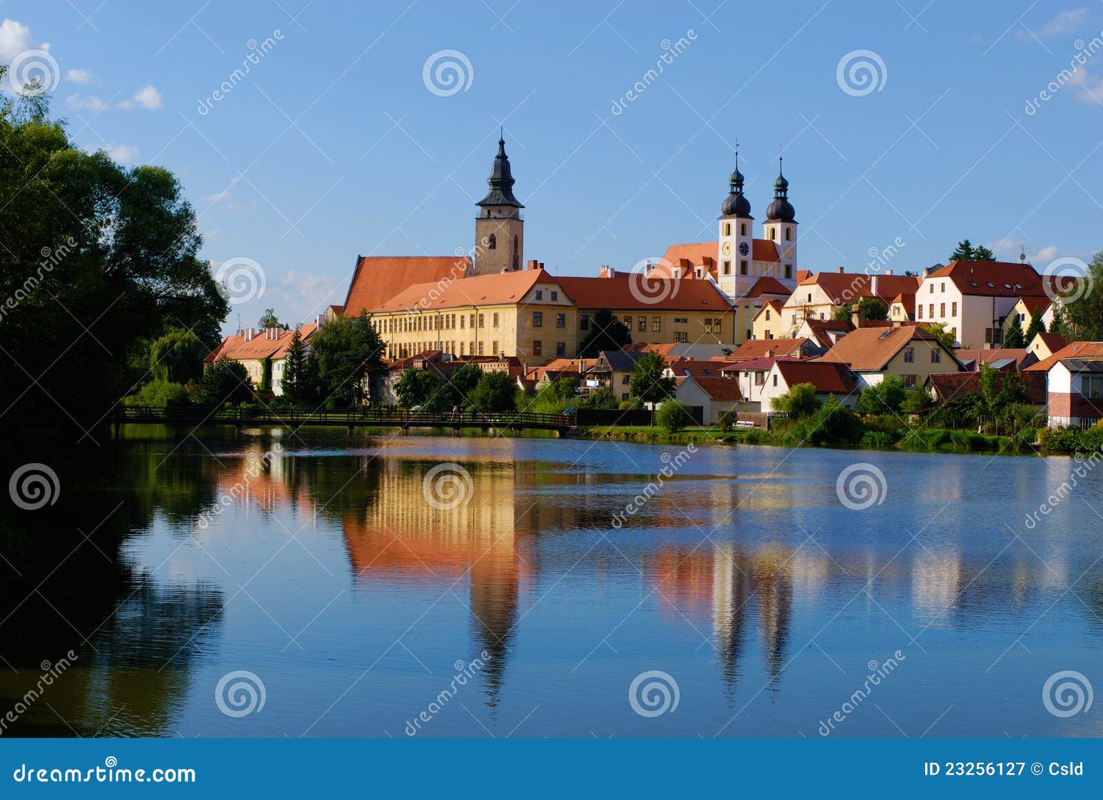 Telc, Czech Republic stock image. Image of historical - 23256127