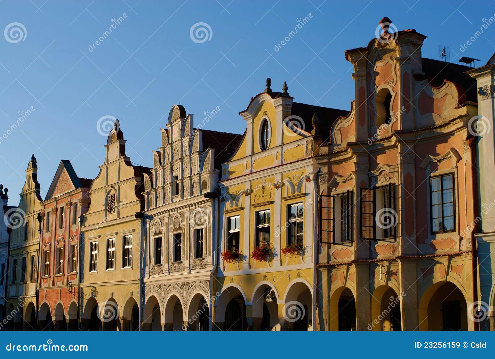 Telc, Czech Republic stock image. Image of household - 23256159