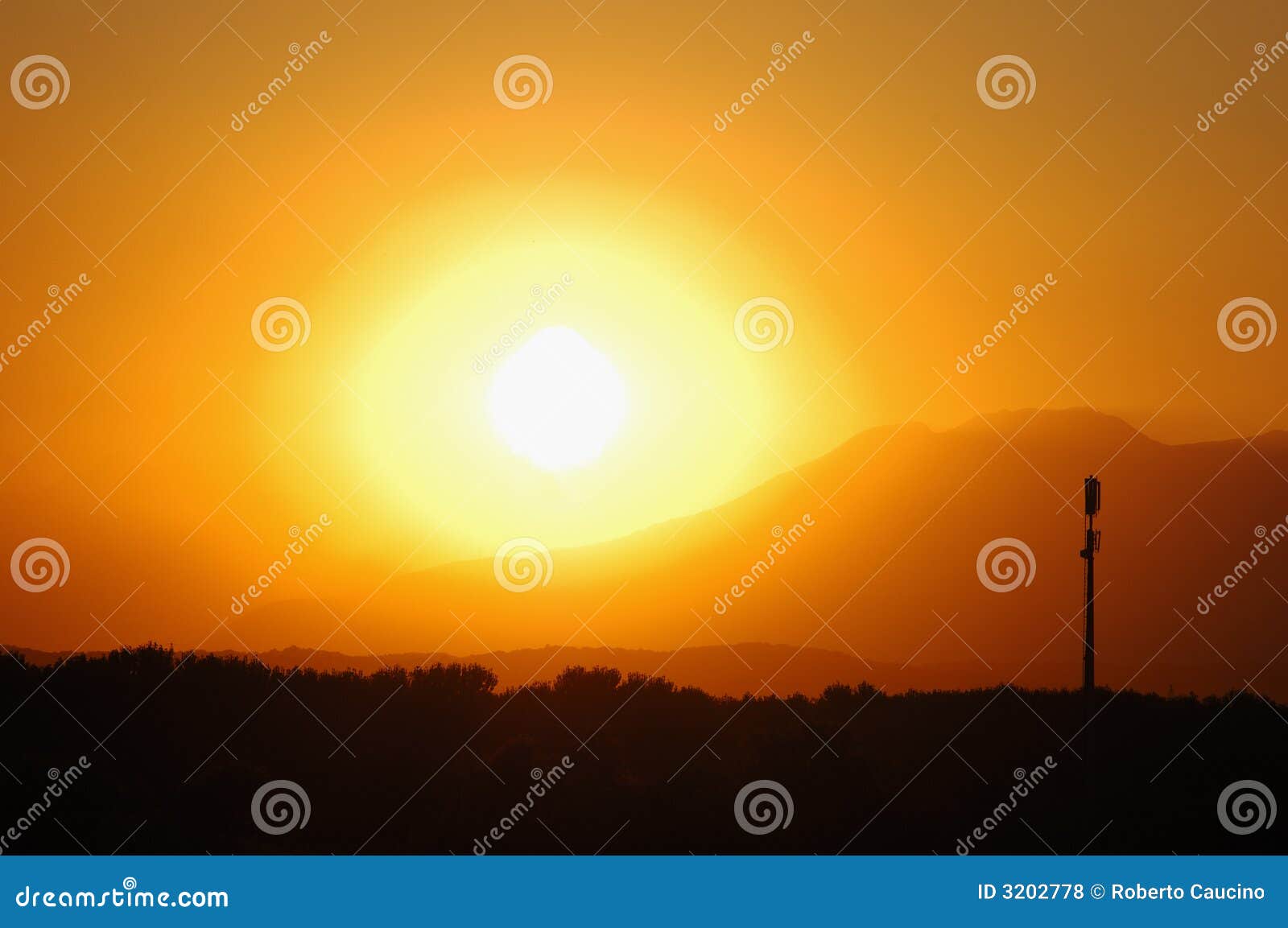 Telcom tower stock photo. Image of tower, broadcast, telephonic - 3202778