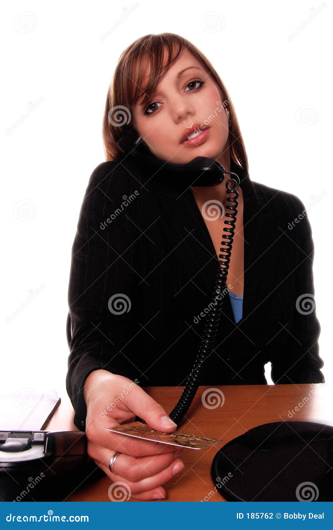 Tele Shopping 2 stock photo. Image of computer, brunette - 185762