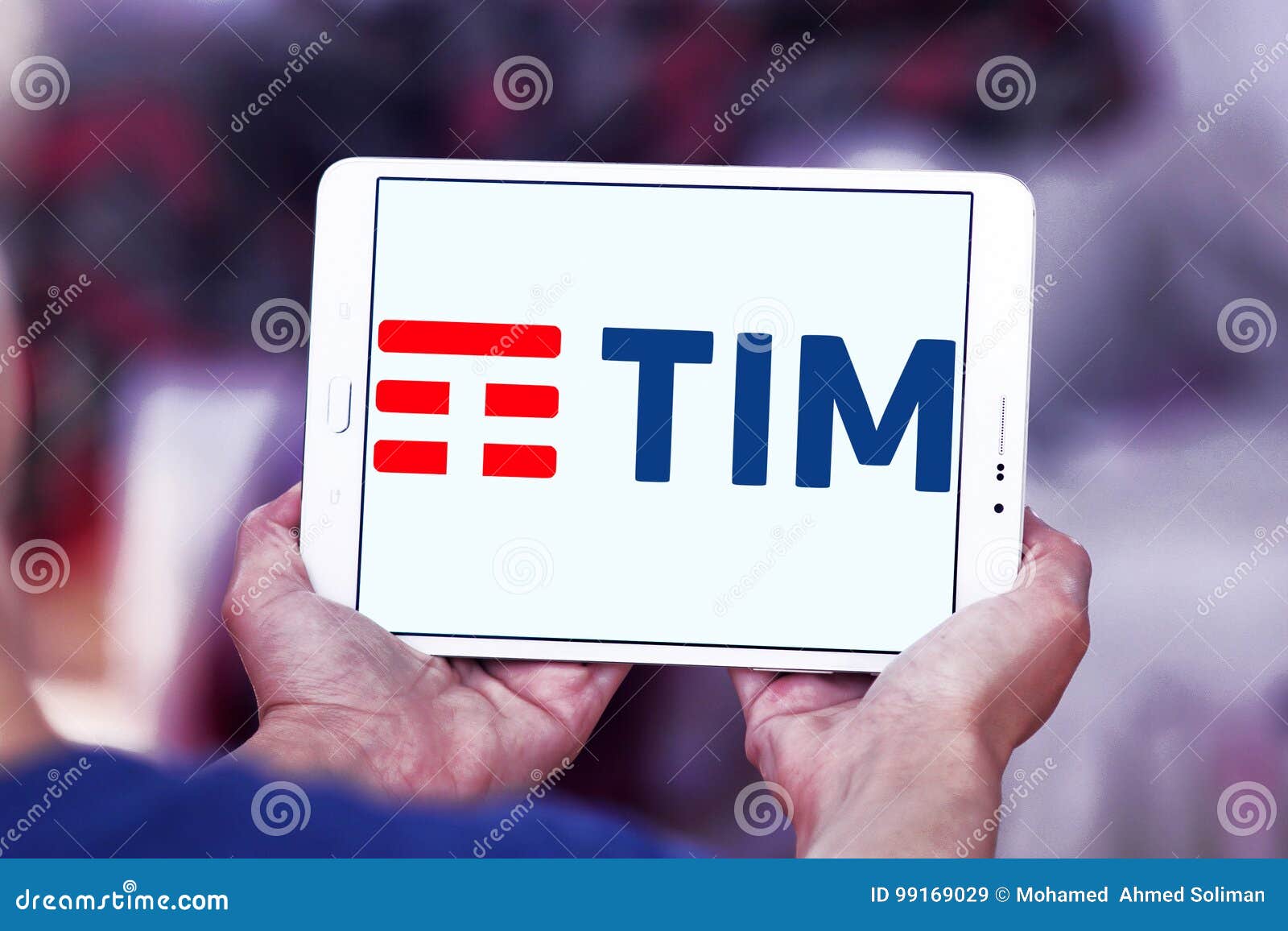 Telecom Italia, Logotipo De TIM Imagen de archivo editorial - Imagen de ...