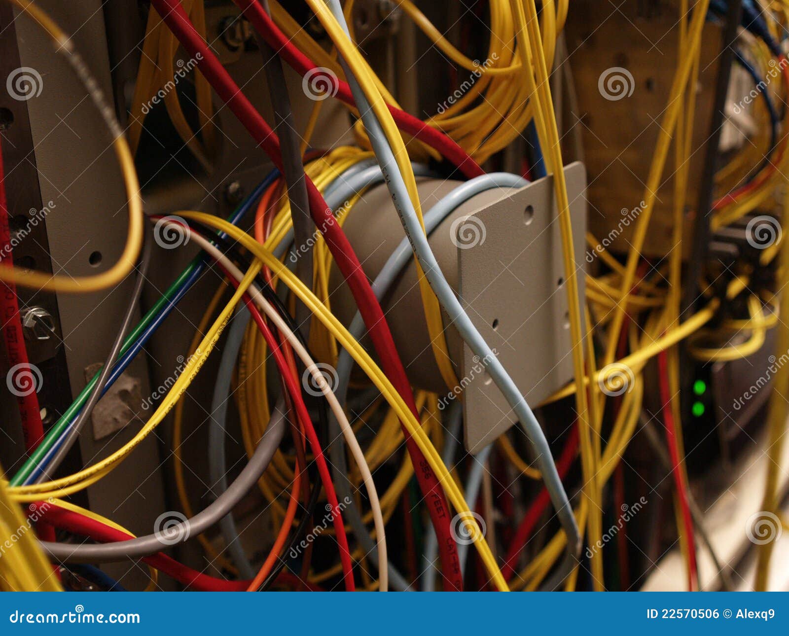 Telecom node stock photo. Image of equipment, yellow - 22570506