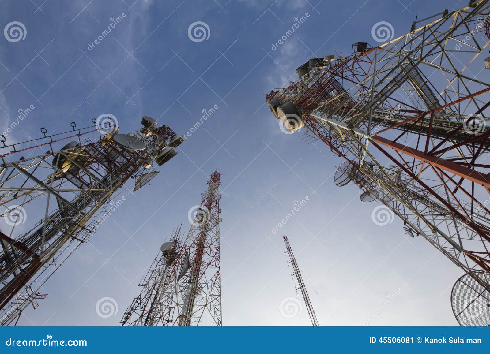 Telecom pole stock image. Image of telecom, link, network - 45506081