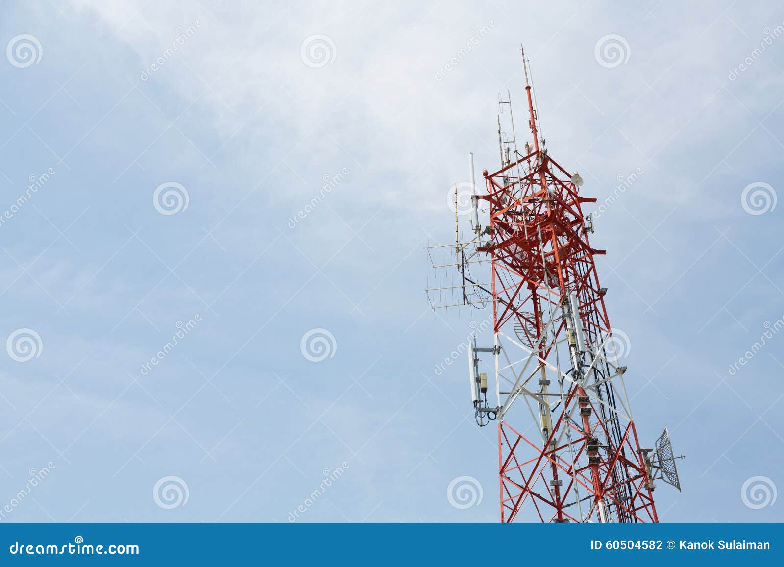 Telecom Pole Royalty-Free Stock Image | CartoonDealer.com #42430474