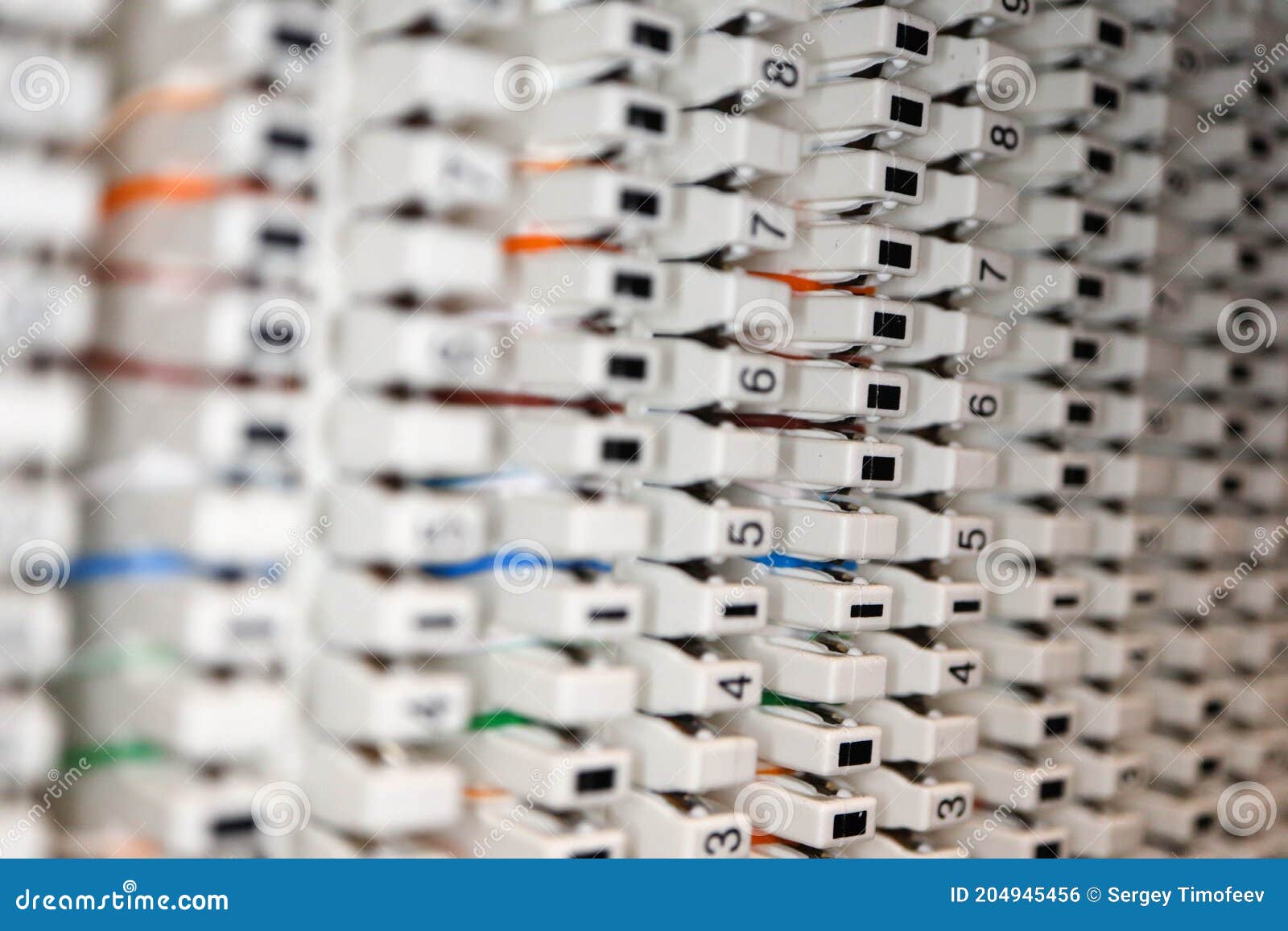 Telecom Quick Connect Punchdown Blocks with Colorful Solid Copper ...