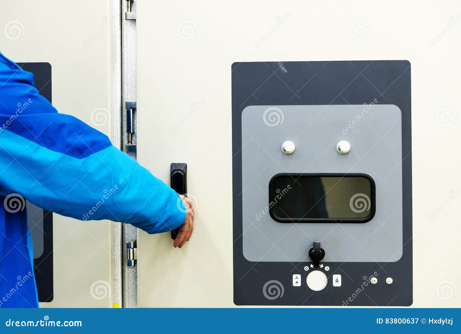 The Telecom Room Switches and Cables Stock Image - Image of initiate ...