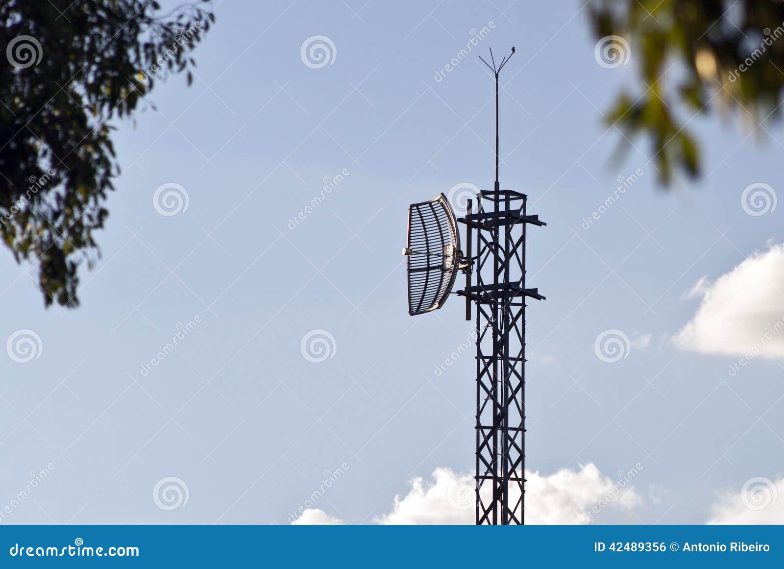 Telecom Tower stock photo. Image of dish, network, australian - 42489356