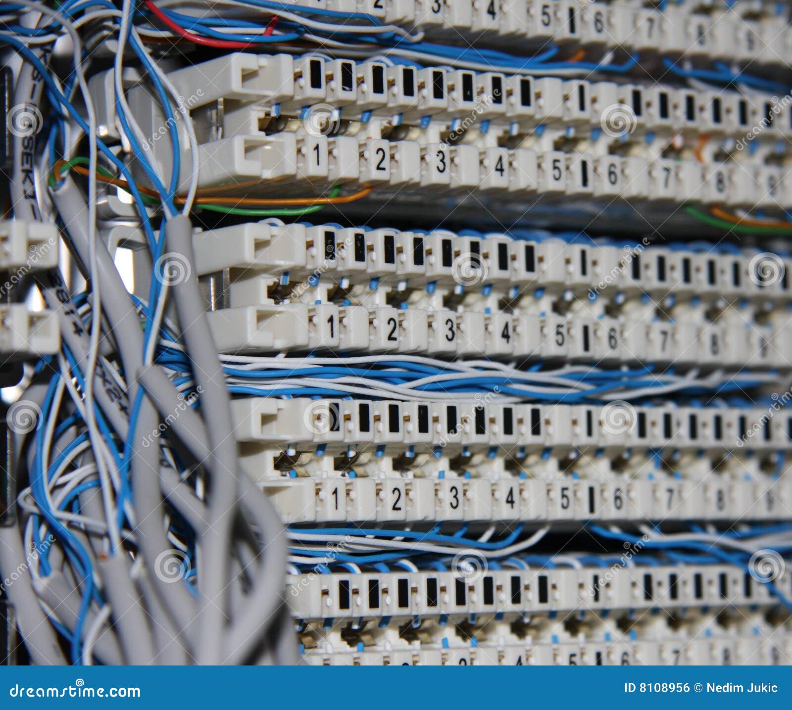 Lots Of Wires Sticking Out Of An Old Brick Electrical Substation ...