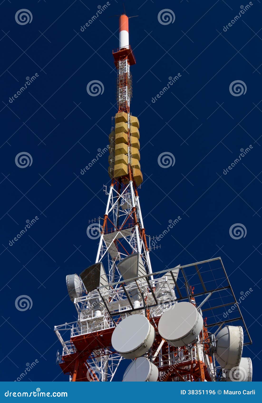 Telecommunication Antenna stock photo. Image of aerial - 38351196