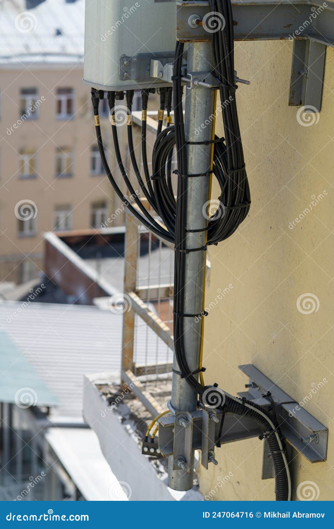 Telecommunication Box Cellular Communication Technology. the Base ...