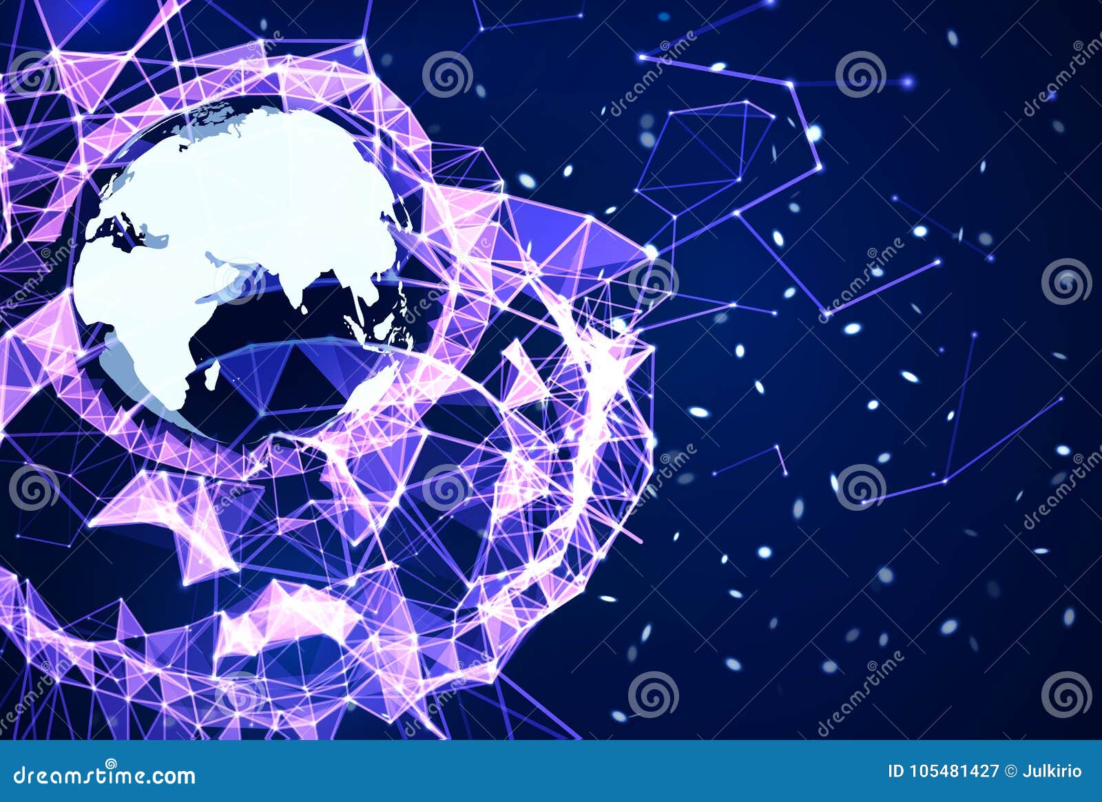 Telecommunication Broadcast Concept Background. Stock Vector ...