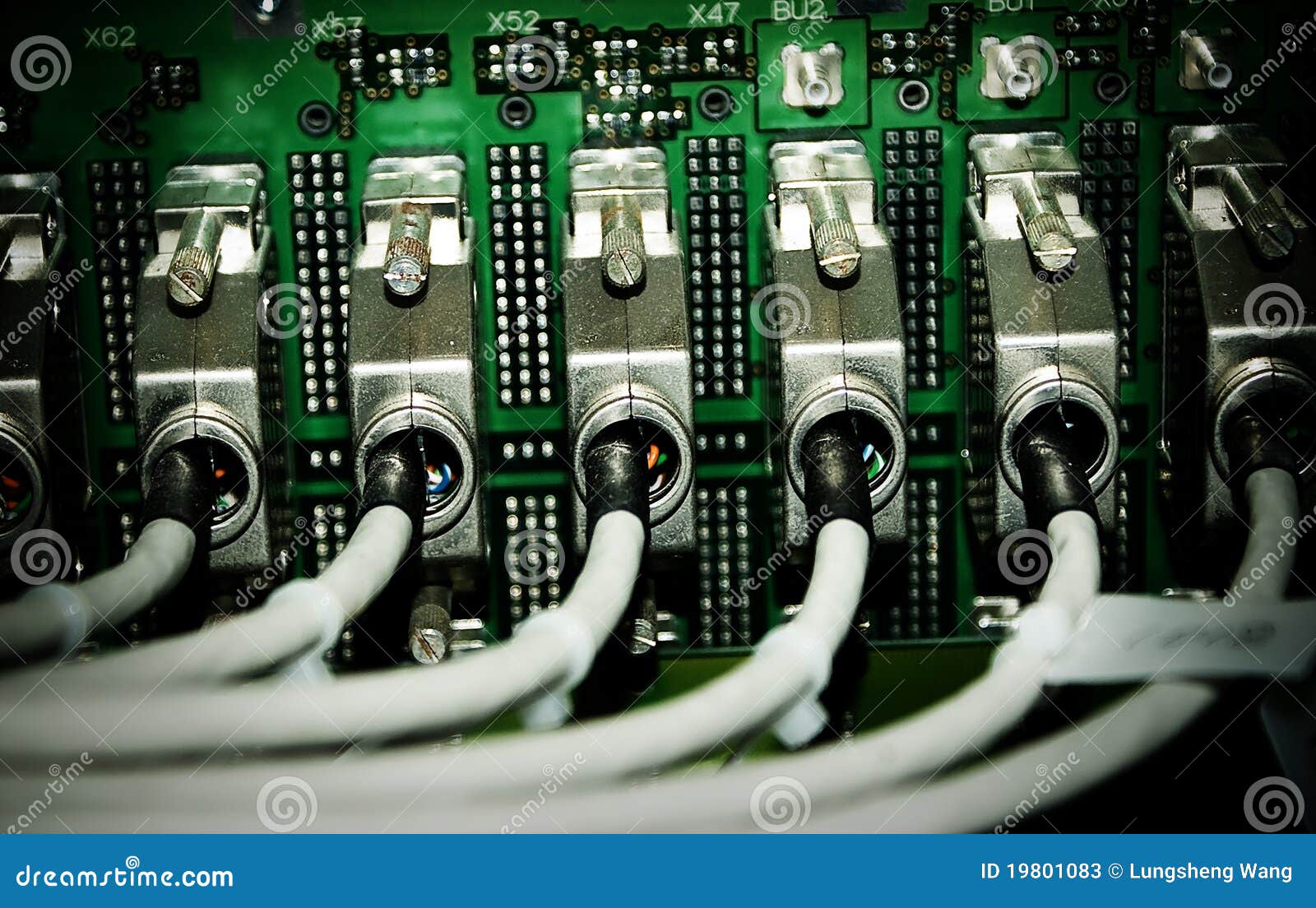 Telecommunication cable stock image. Image of synchronization - 19801083