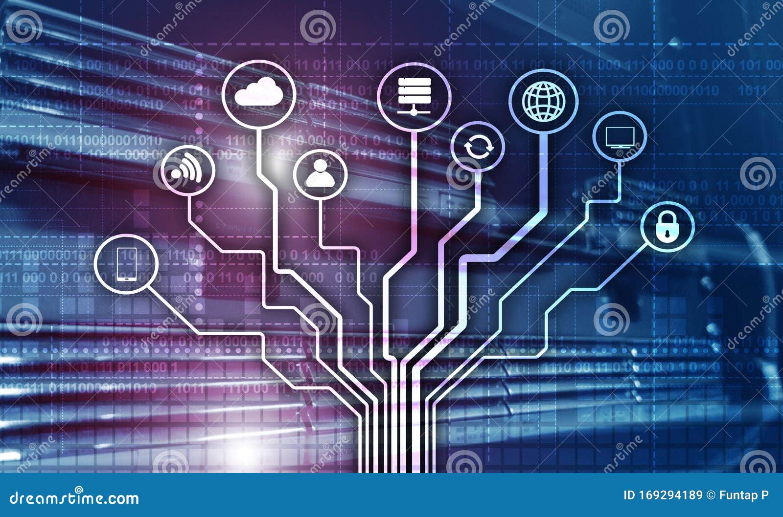 Telecommunication Concept. Binary Code on Large Data Center Background ... Telecommunication Concept. Binary Code on Large Data Center Background ...