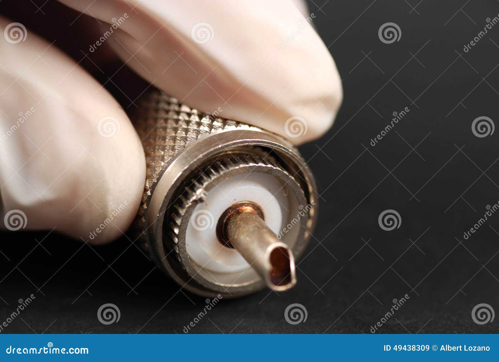 Telecommunication Connectors Stock Image - Image of engineer ...
