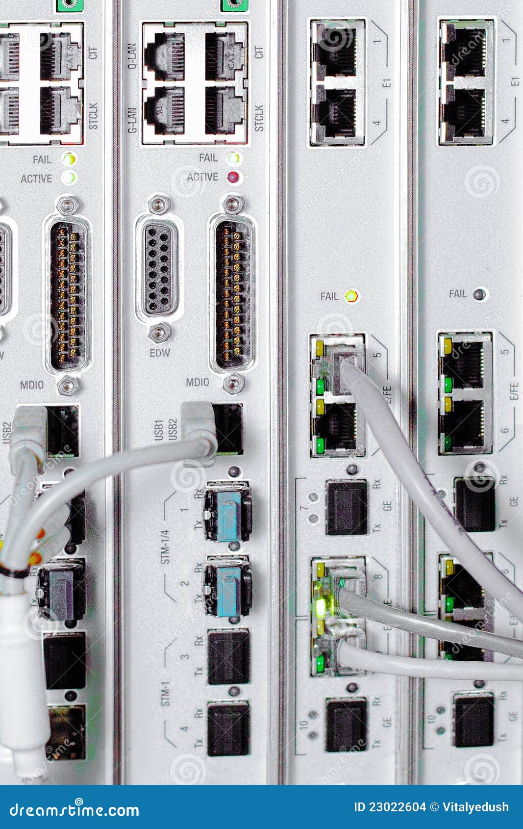 Telecommunication Equipment Stock Photo - Image of network ...