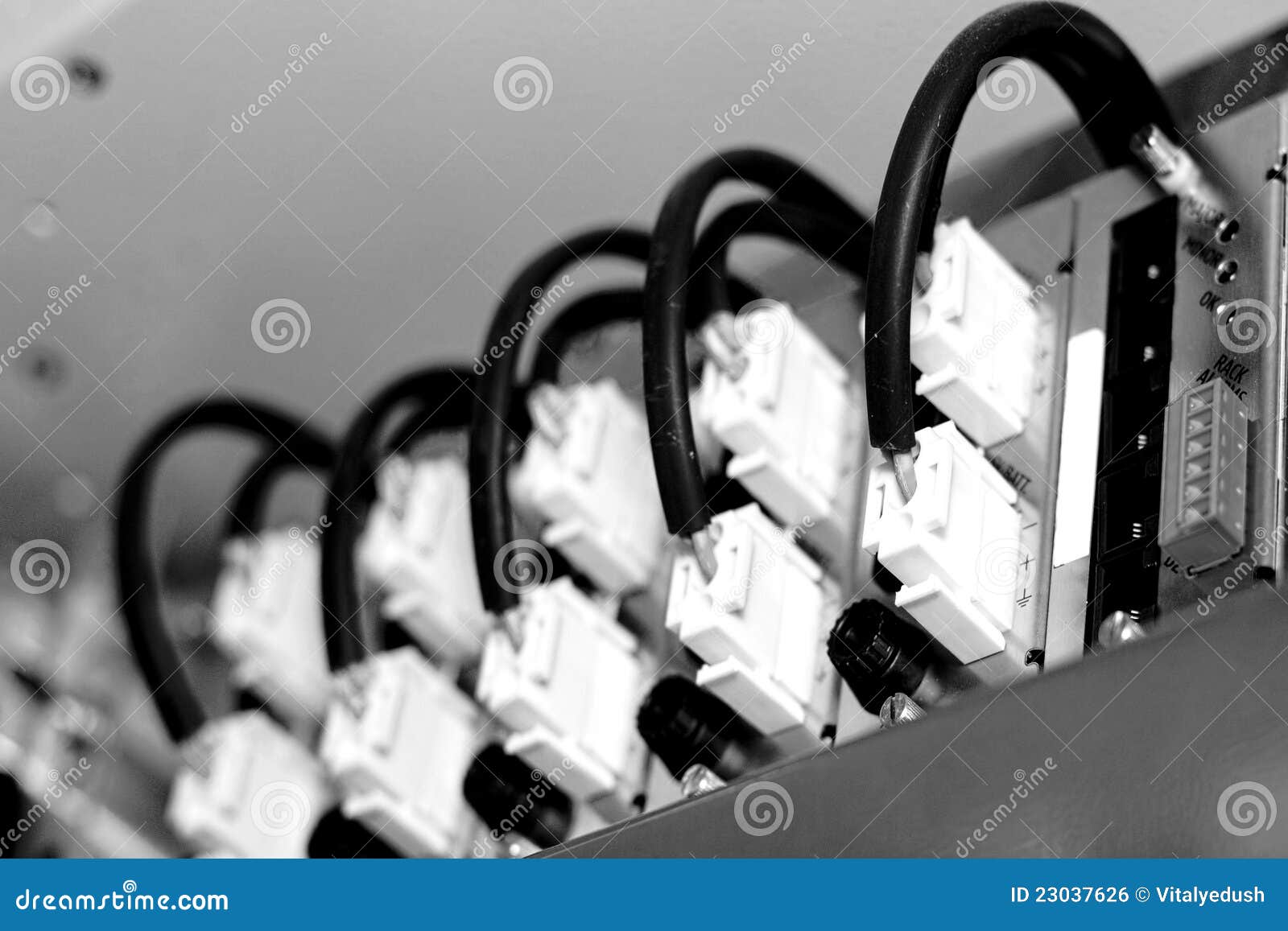 Telecommunication Equipment Stock Photo - Image of cord, patch: 23037626