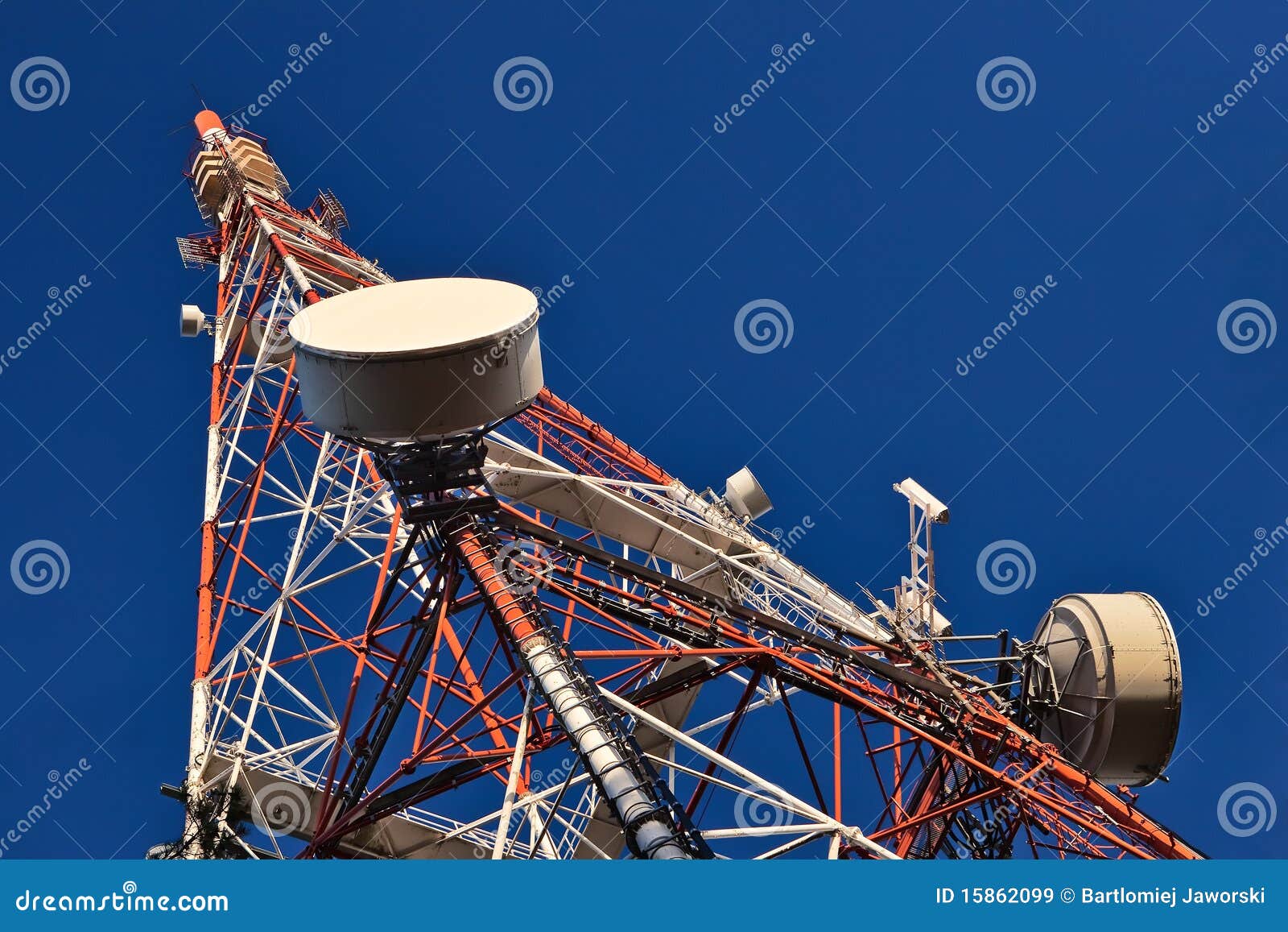 Telecommunication mast. stock image. Image of mast, umts - 15862099
