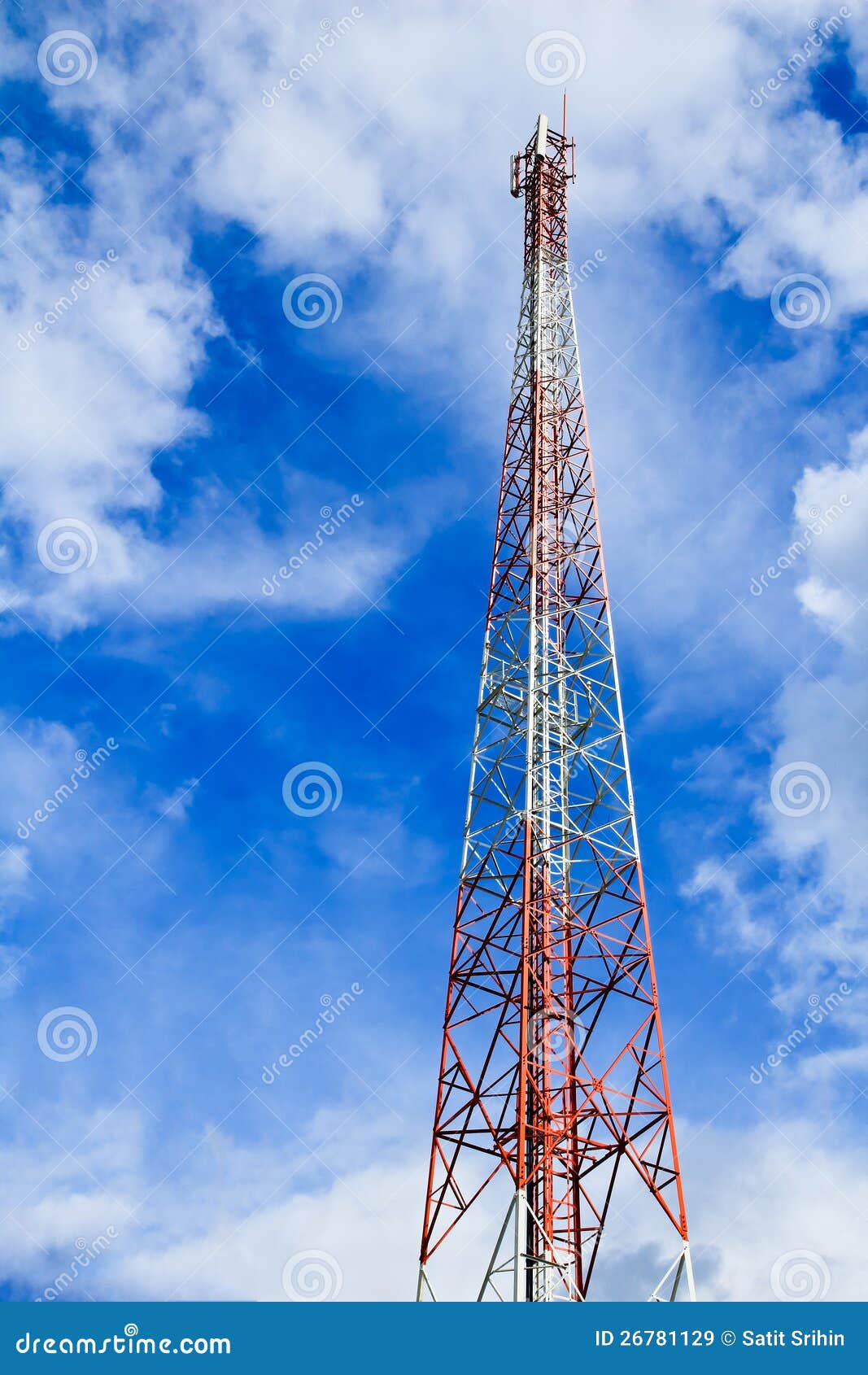 Telecommunication mast stock image. Image of frame, cellular - 26781129
