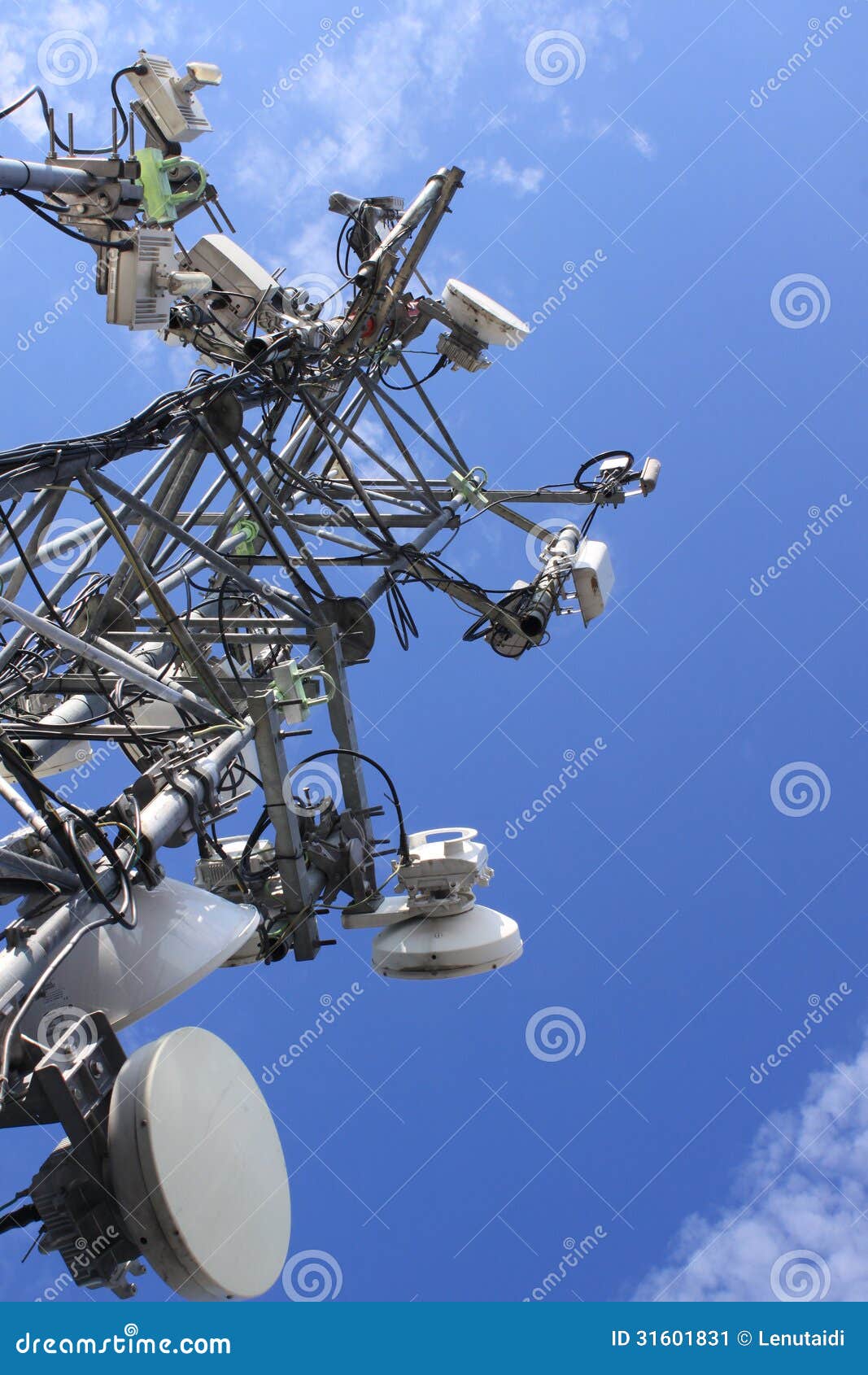 Telecommunication Mast With 2g 3g And 4g Gsm Mobil Phone Antennas Relay ...