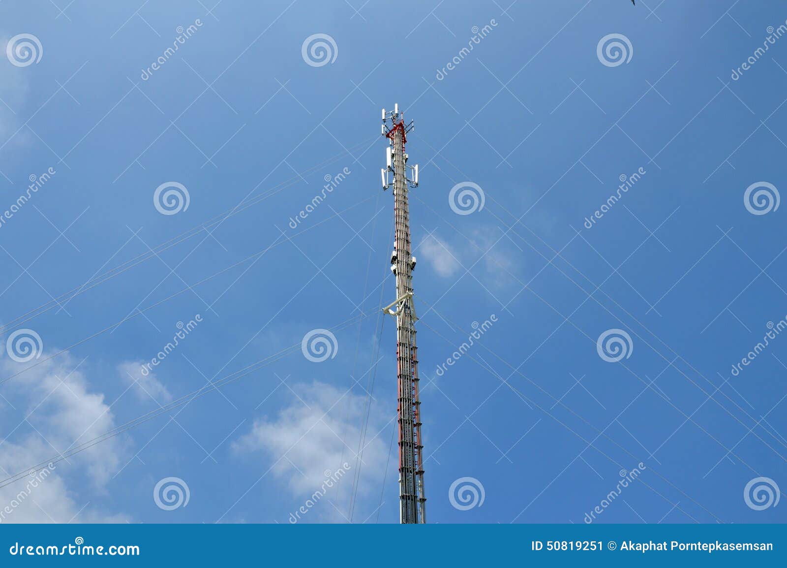 Telecommunication pole stock image. Image of pole, data - 50819251