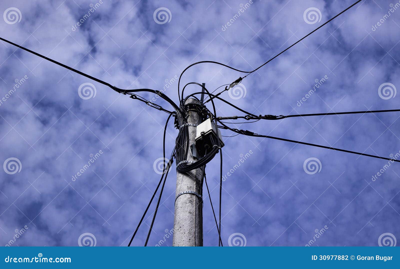 Telecommunication pole stock photo. Image of telecommunication - 30977882