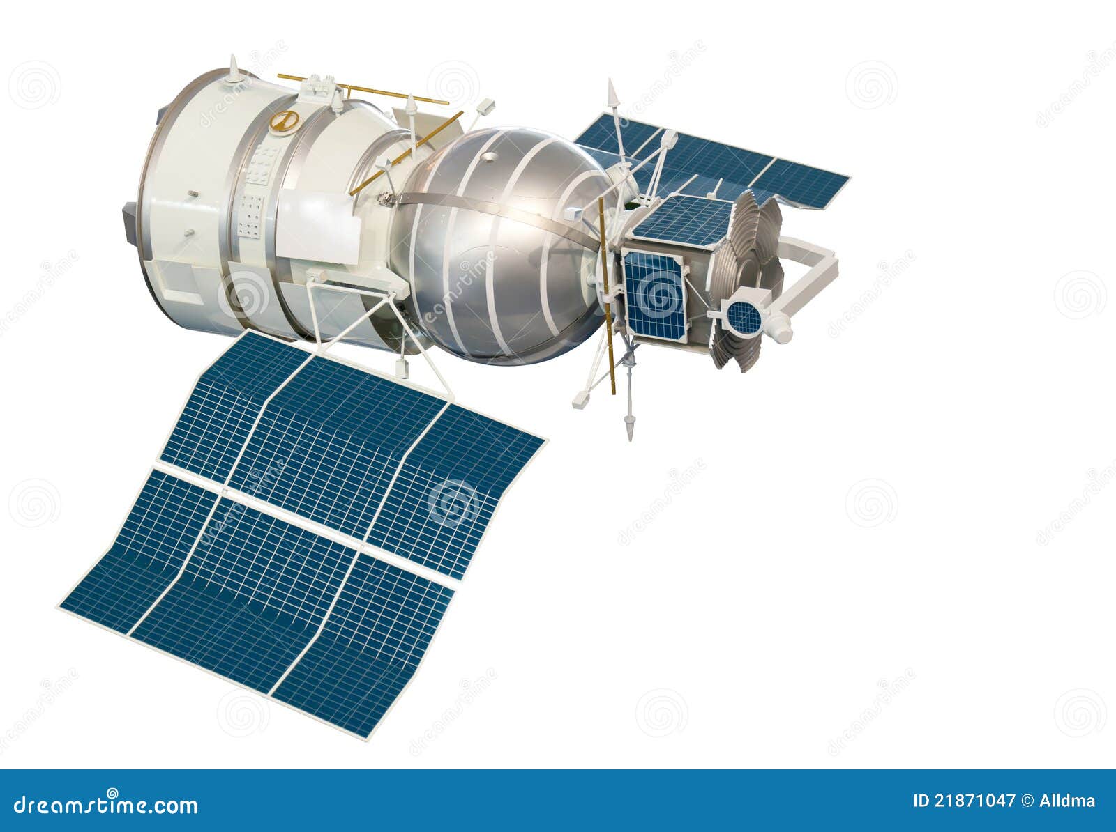 Telecommunication Satellite Stock Image - Image of space, station: 21871047