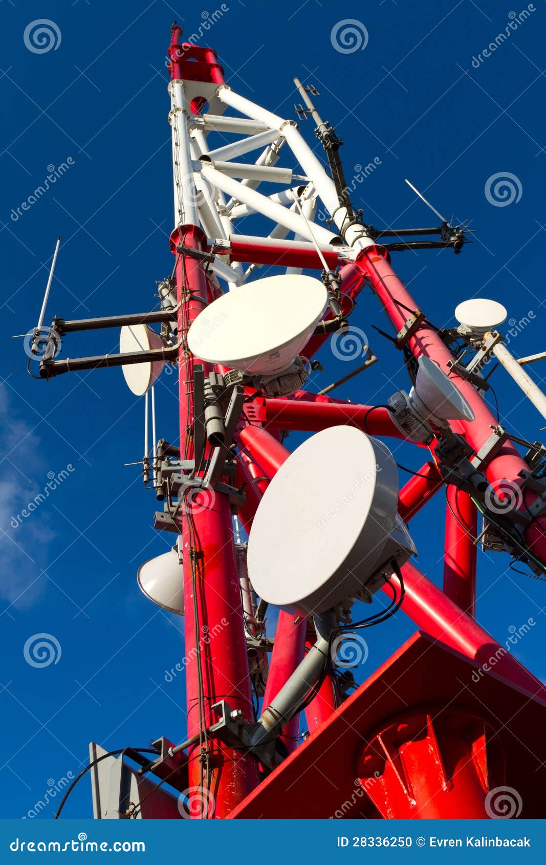 Telecommunication Tower stock photo. Image of communicate - 28336250