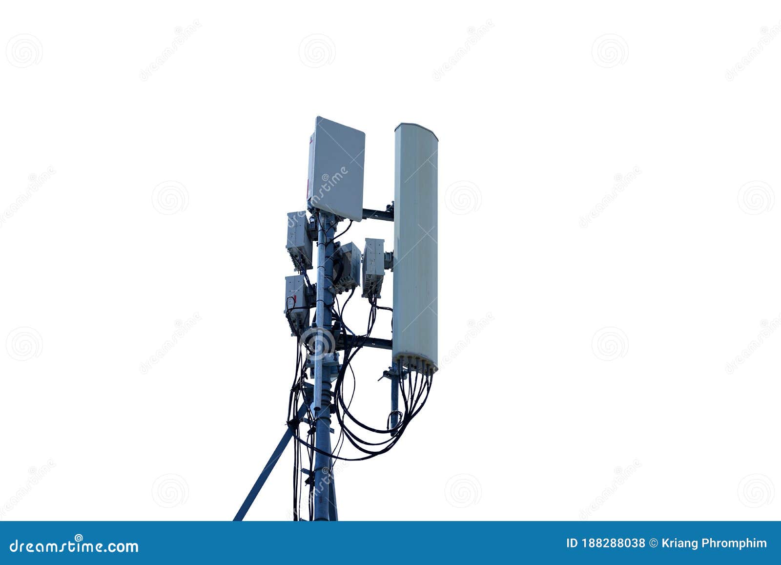 Telecommunication Tower Of 4G And 5G Cellular. Base Station Or Base ... Telecommunication Tower Of 4G And 5G Cellular. Base Station Or Base ...