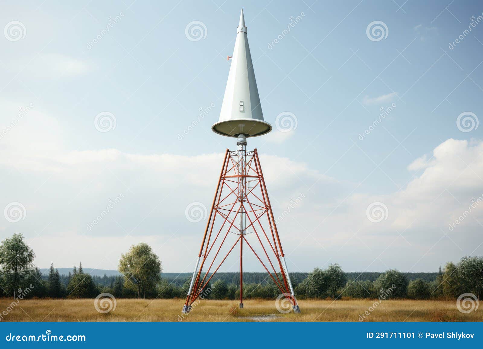 Telecommunication Tower of 4G and 5G Cellular. Base Station or Base ...