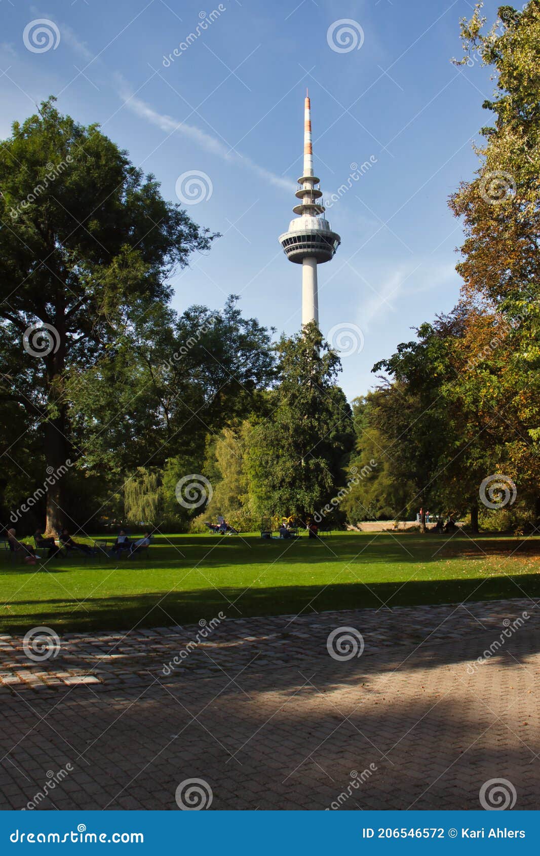 Telecommunication Tower with a Rotating Restaurant Editorial ...