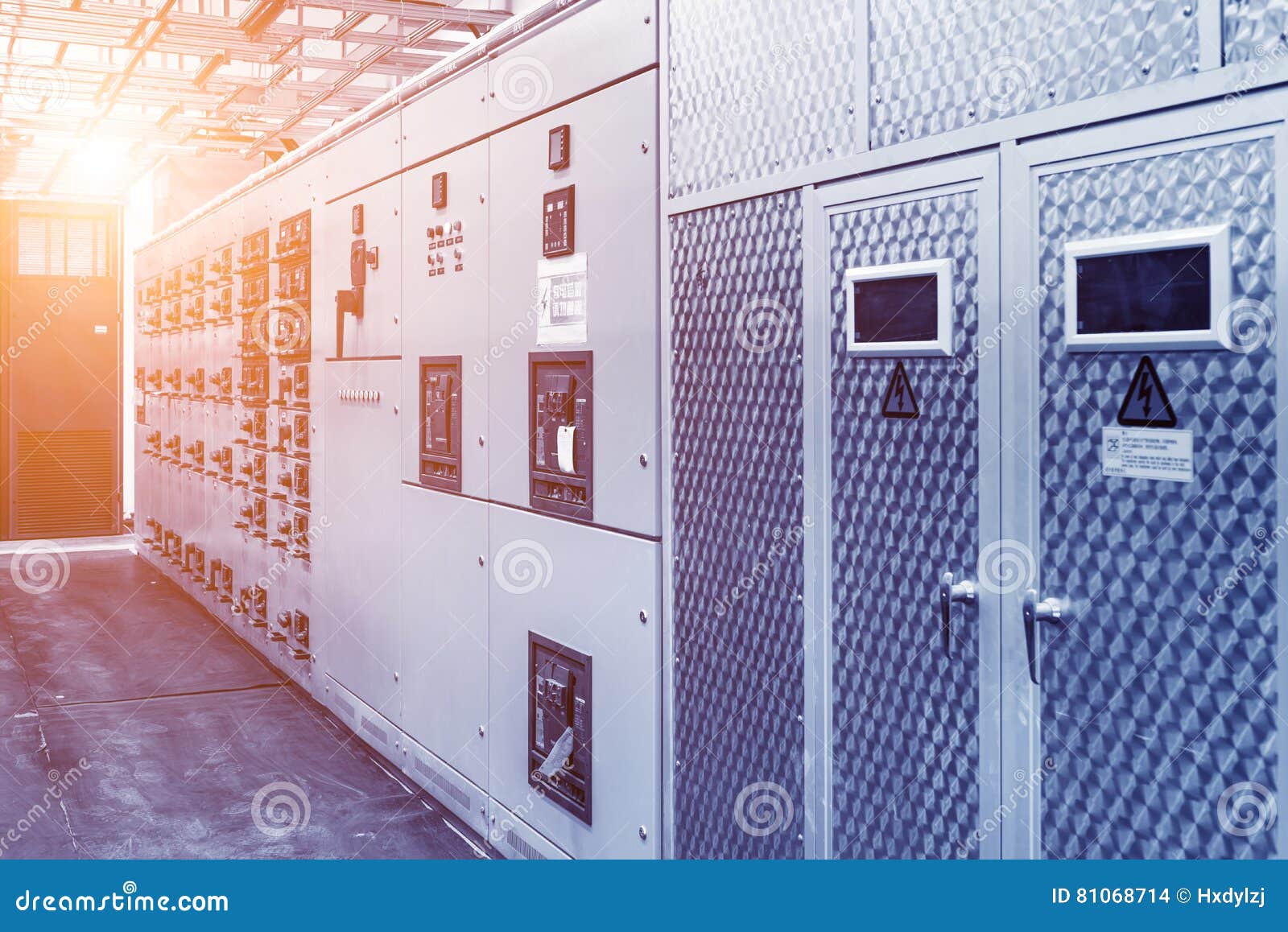 Telecommunication Unit in Telecommunication Room Stock Photo - Image of ...