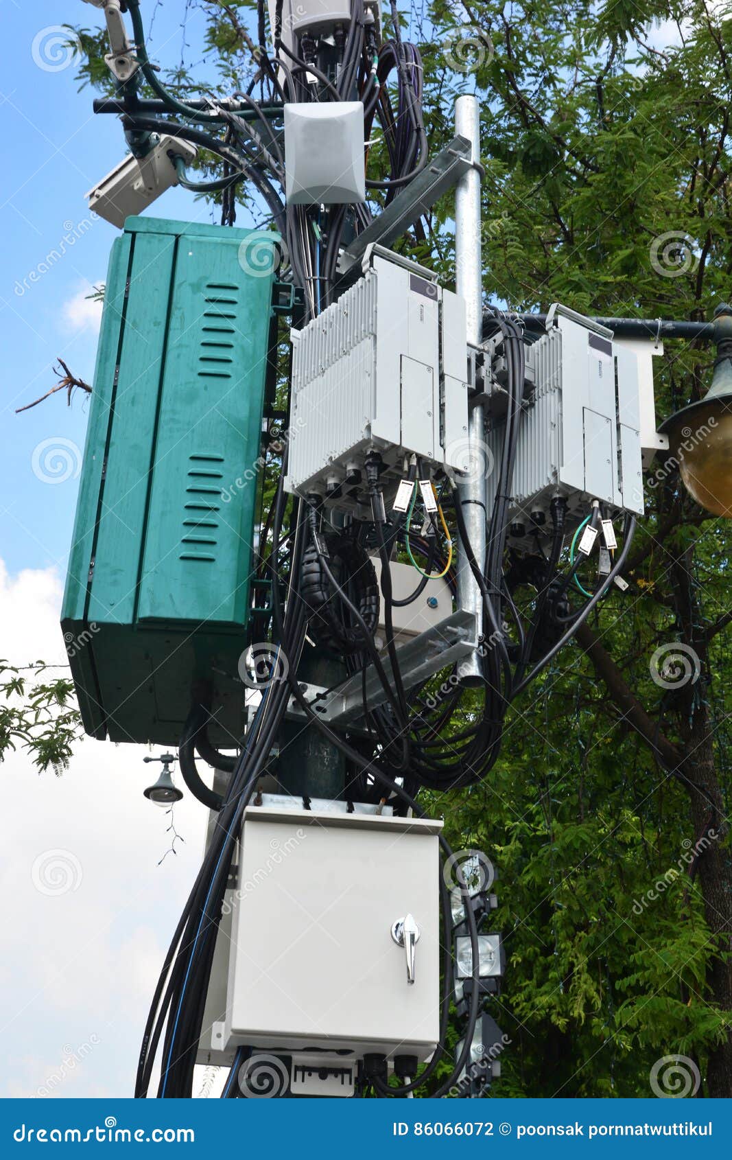 Telecommunications box stock photo. Image of mobile, modern - 86066072