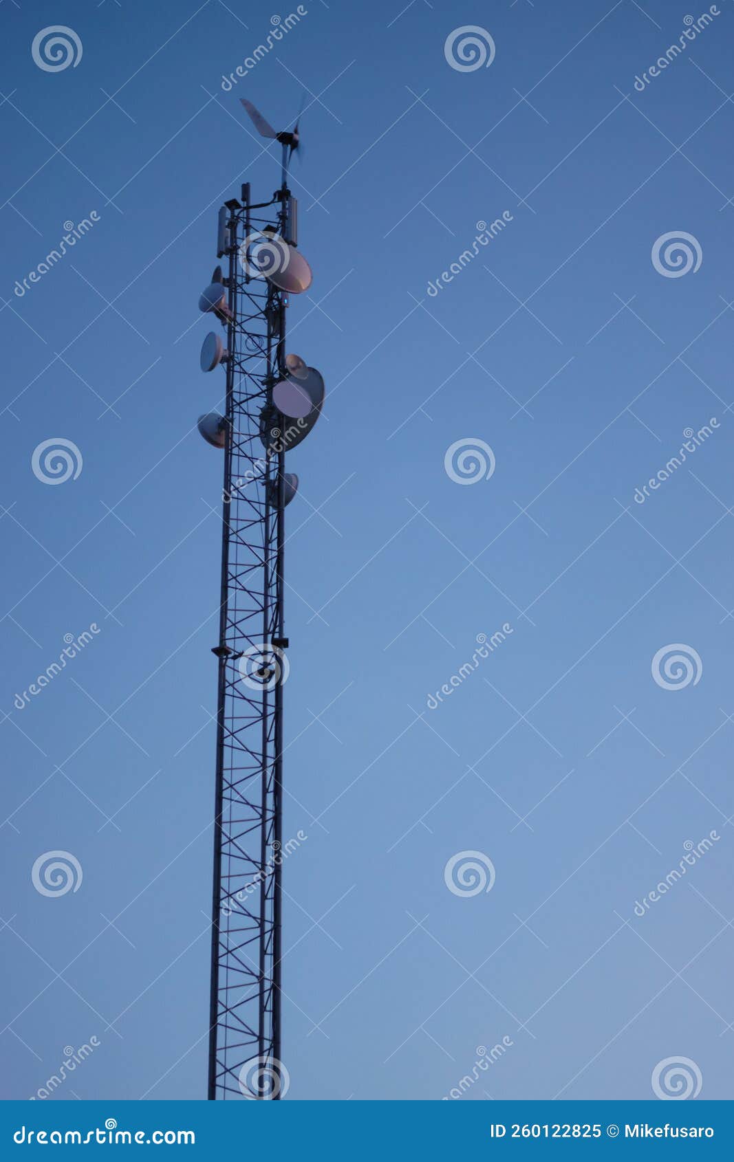 Telecommunications Cell Tower Stock Image - Image of frequency ...