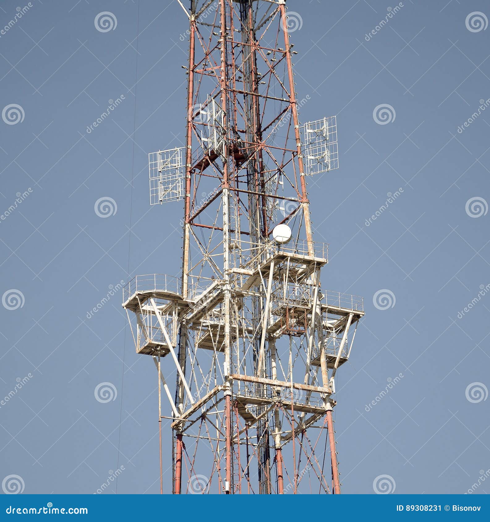 Telecommunications Equipment - Directional Mobile Phone Antenna Dishes ...