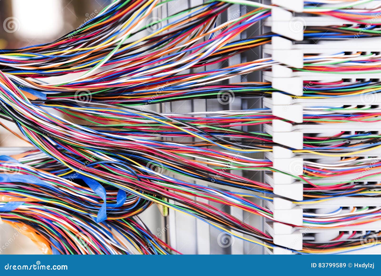 Telecommunications Equipment in the Room Stock Image - Image of tech ...