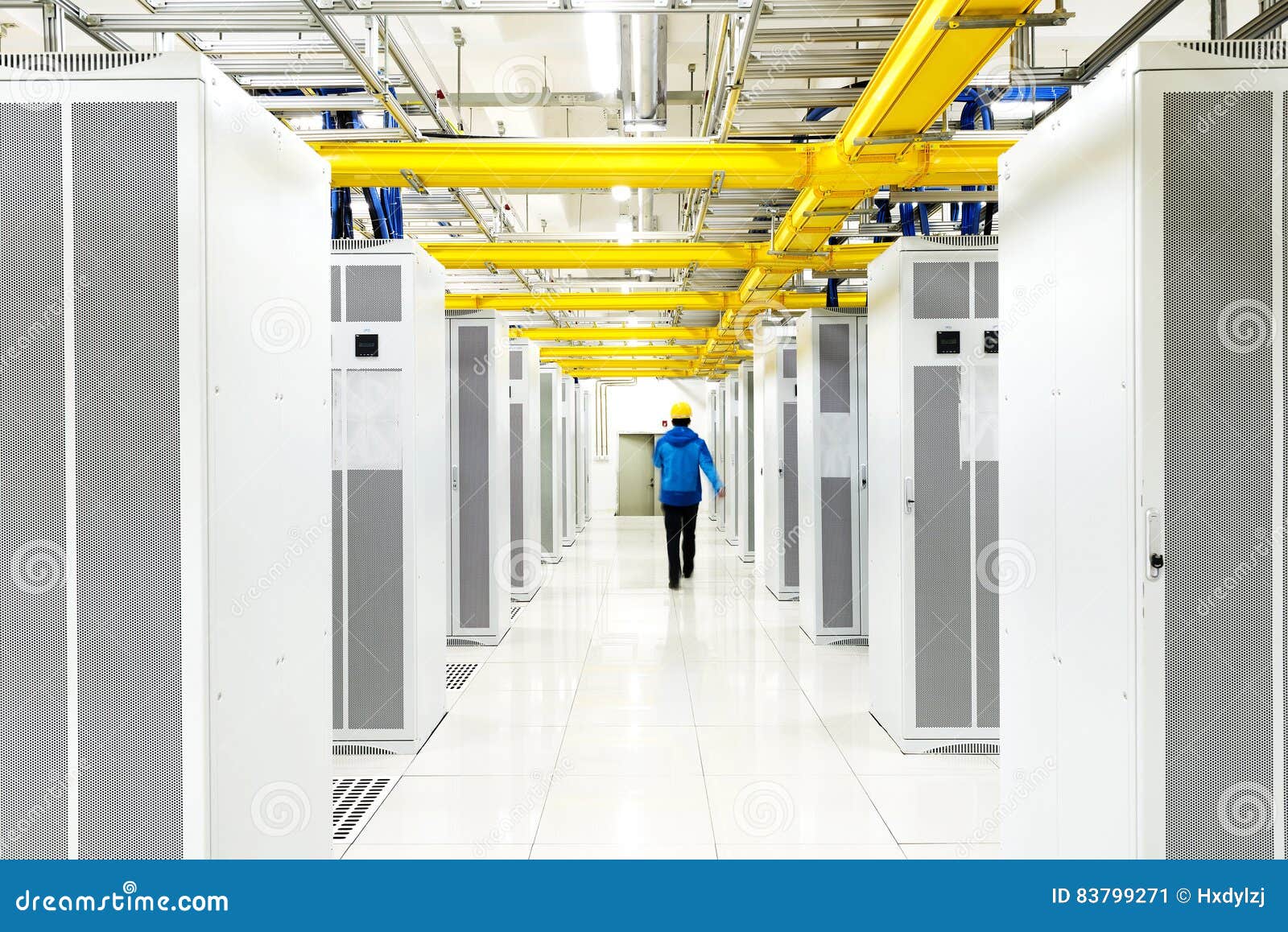 Telecommunications Equipment in the Room Stock Image - Image of ...