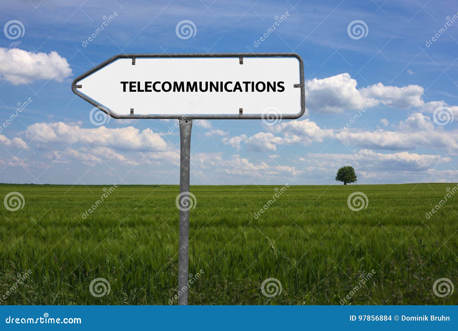 TELECOMMUNICATIONS - Image with Words Associated with the Topic ...