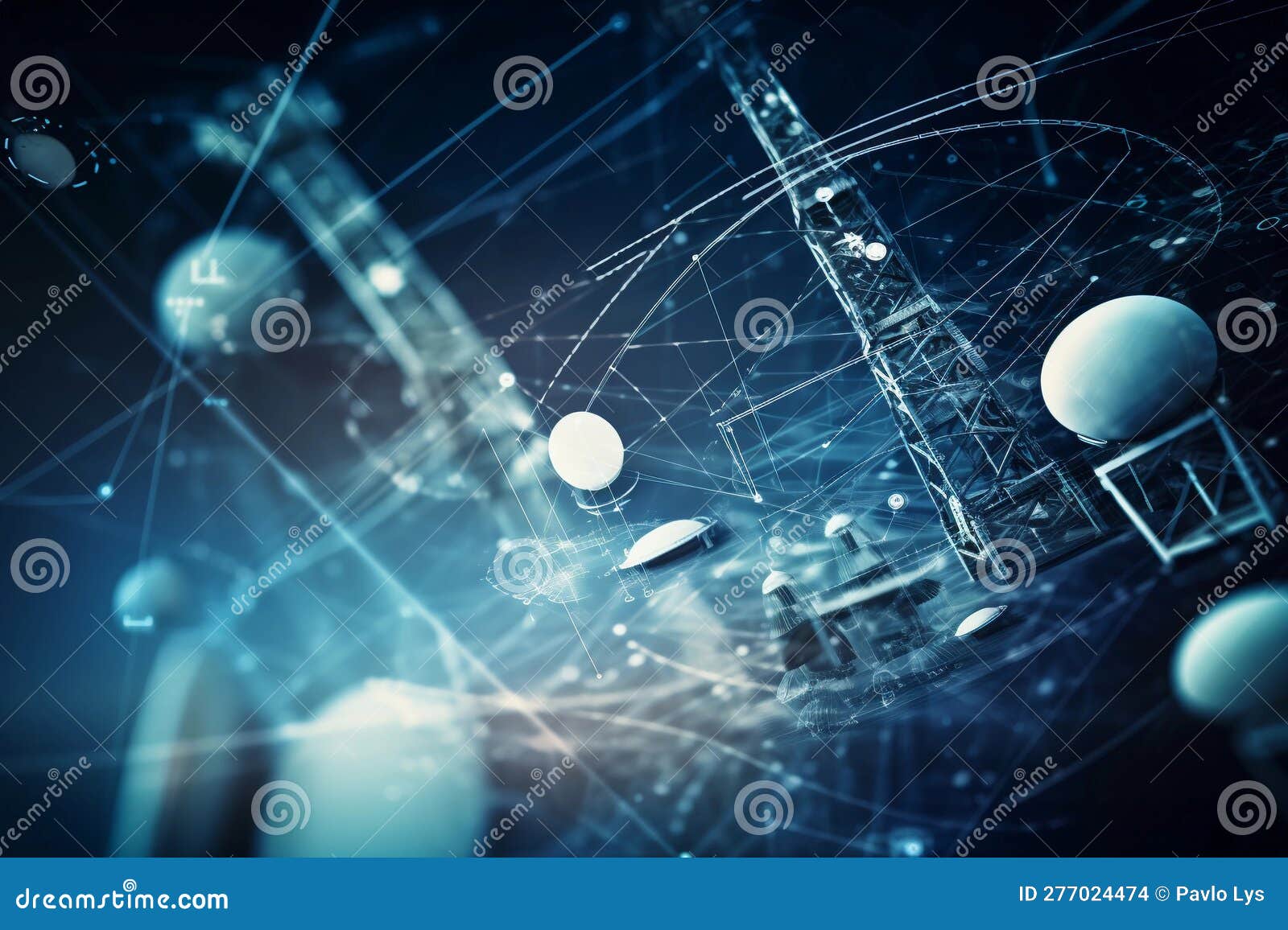 Telecommunications Industry. AI Generated Stock Illustration ...