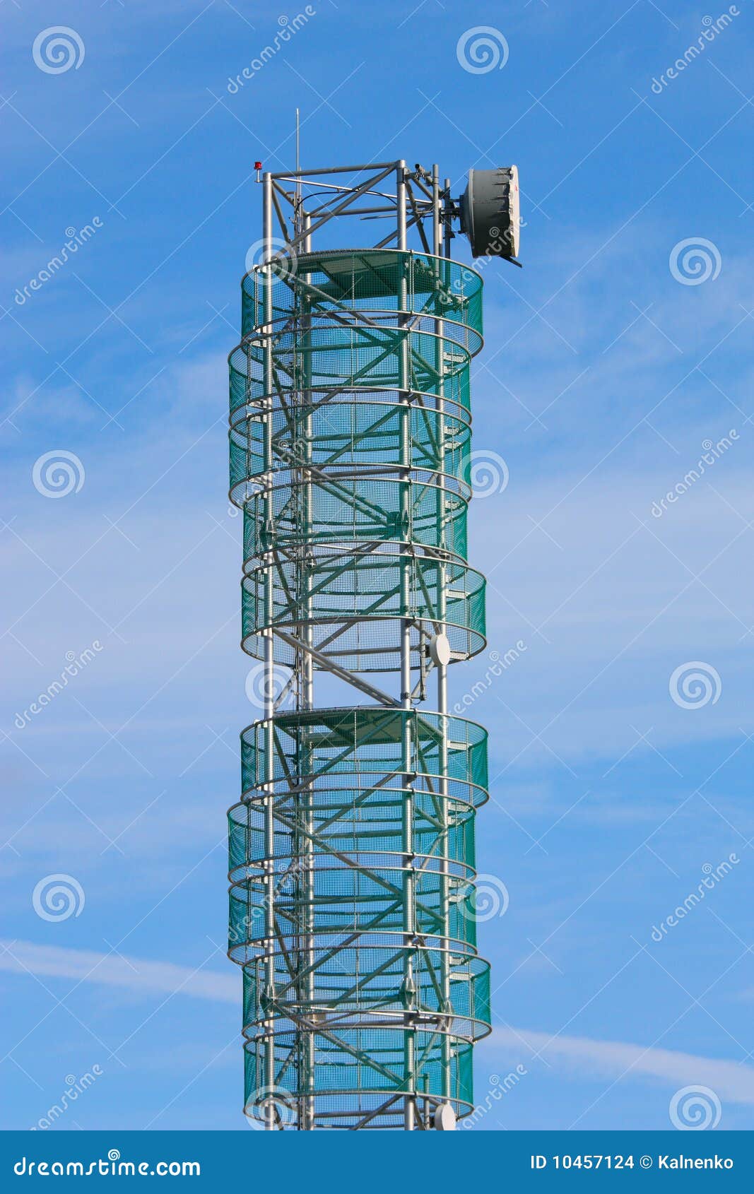 Telecommunications mast stock photo. Image of technology - 10457124