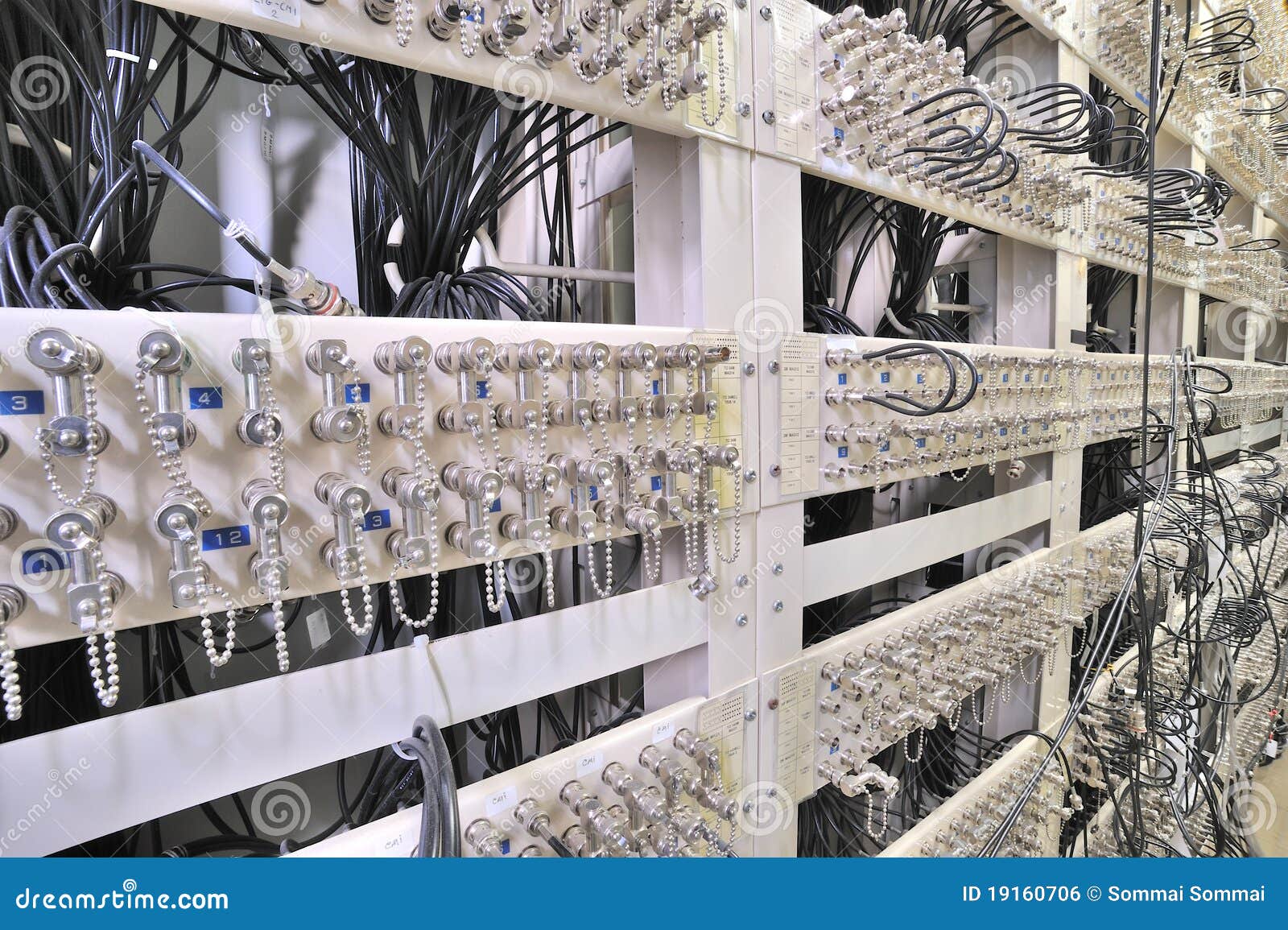 Telecommunications Network Server Stock Photo - Image of security ...