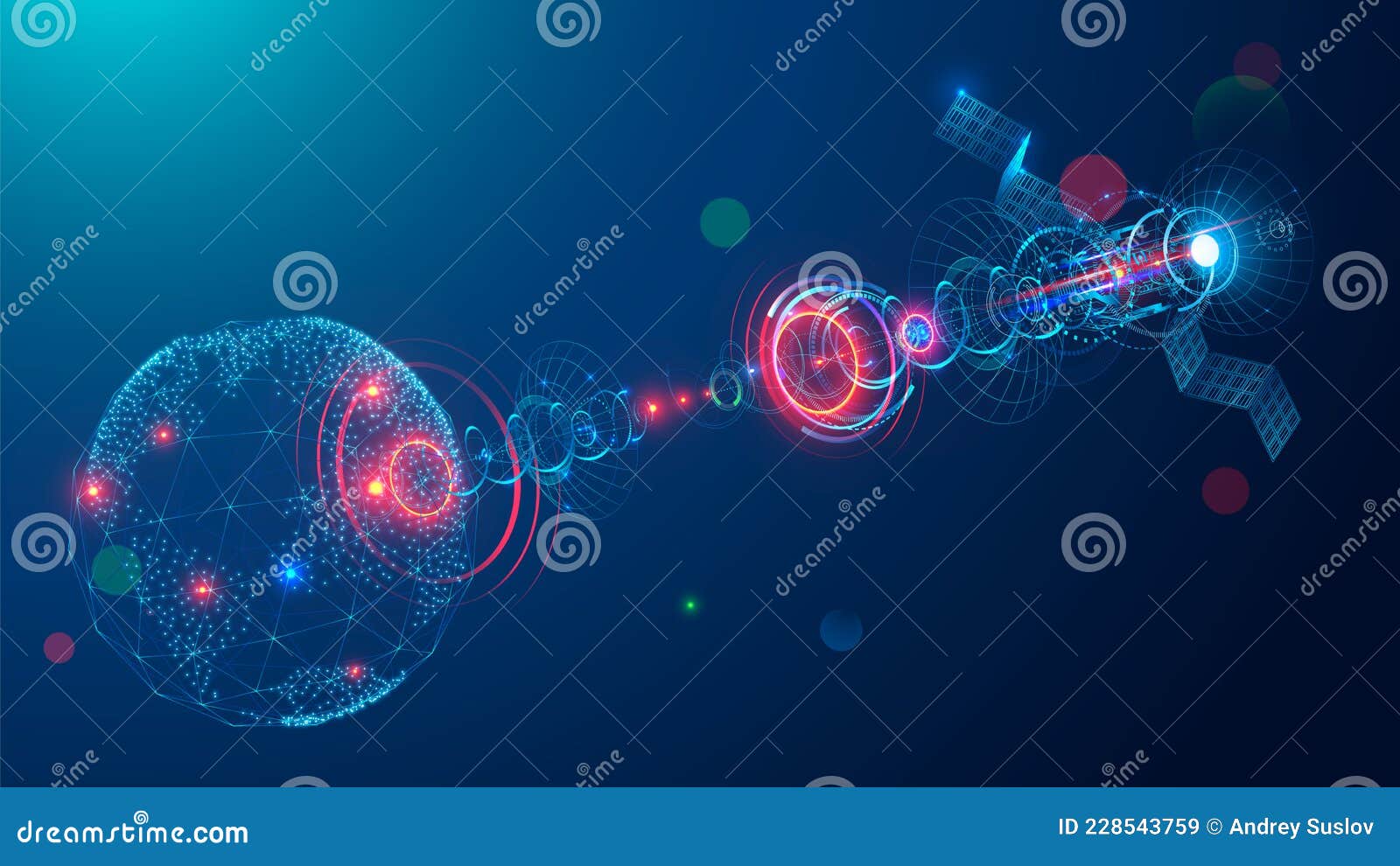 Abstract Signal Or Radar Waves In Slow Motion With 3D Effect, Seamless ...