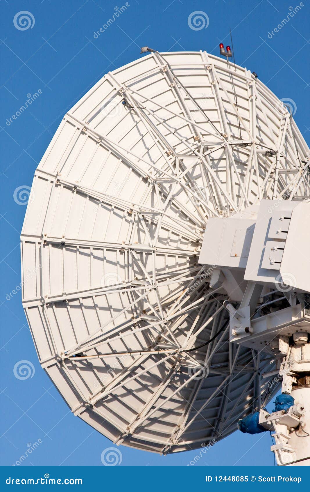 Telecommunications Satellite Dish Stock Image - Image of blue ...