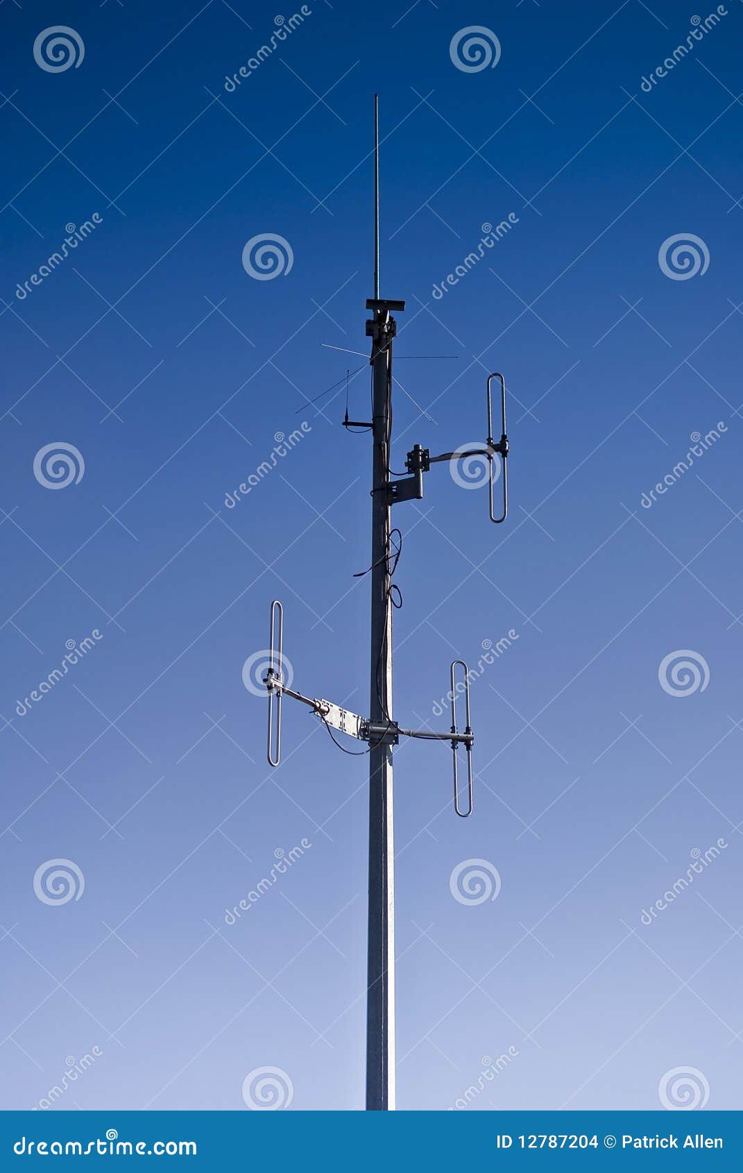 Telecommunications Tower stock photo. Image of mobile - 12787204