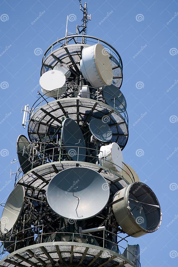 Telecommunications tower stock photo. Image of tower, cell - 1720254