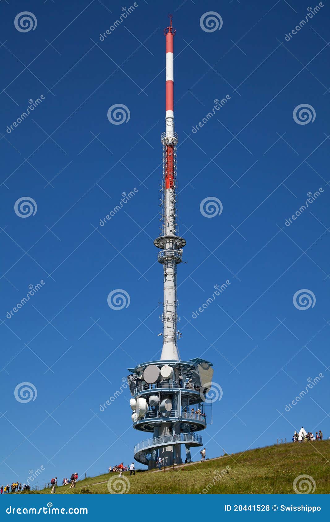 Telecommunications tower stock photo. Image of industrial - 20441528